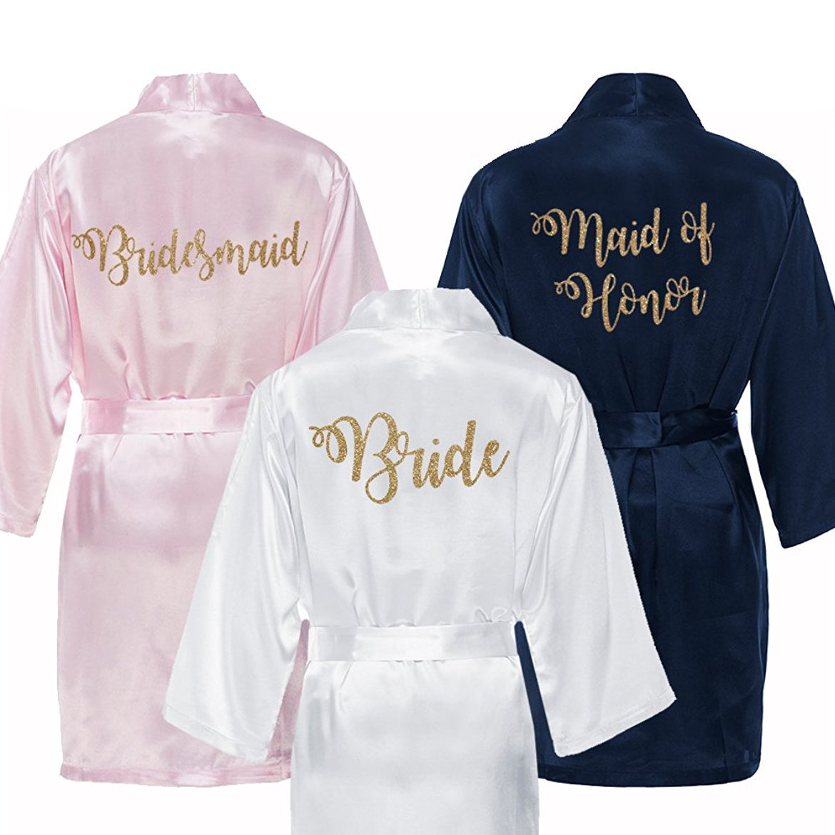 Rhinestone Bridal Party Robes, Wedding Day Robes, Rhinestone Robes ...
