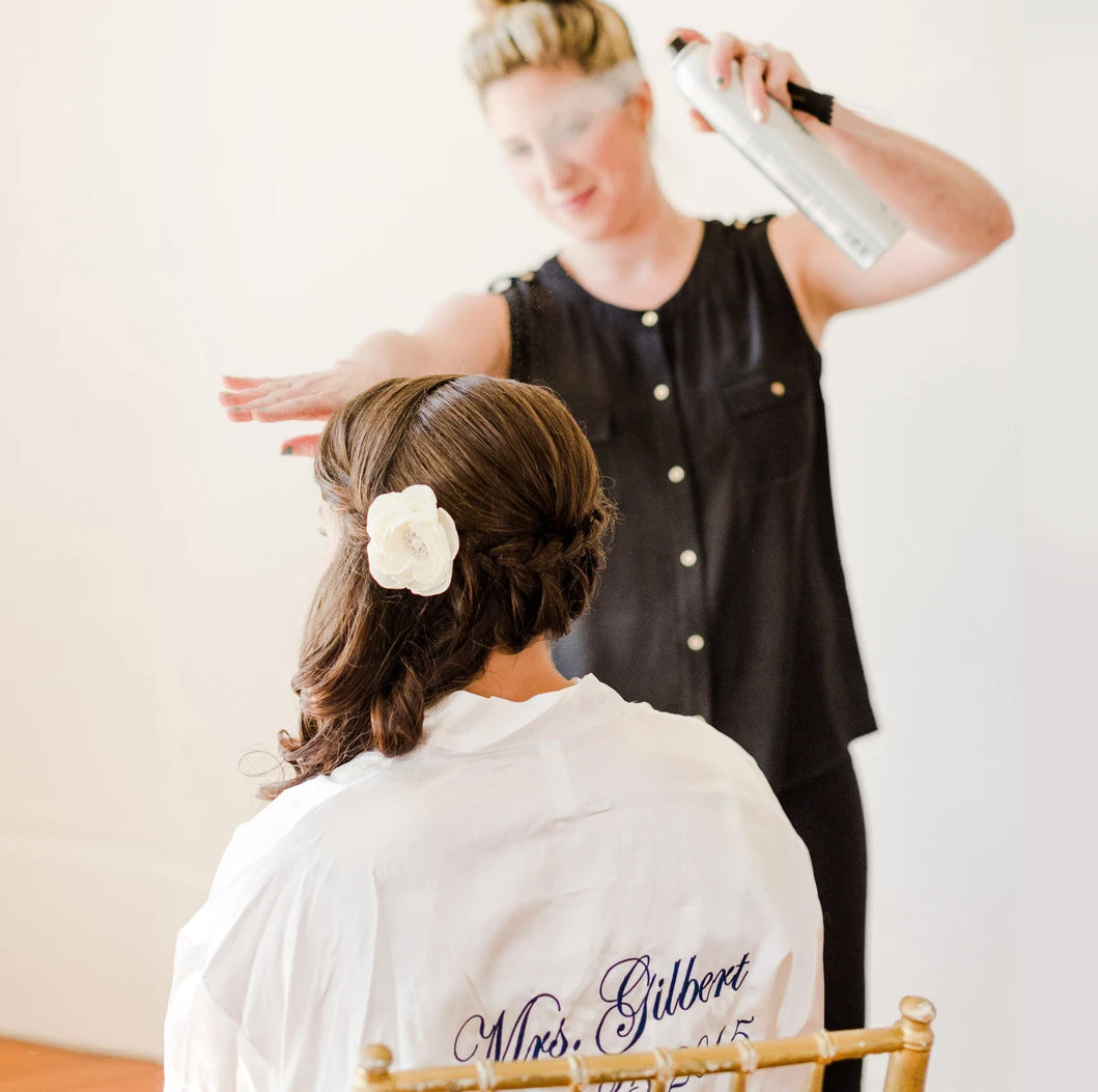 Personalized Mrs. Satin Bridal Robe, Custom Wedding Robe, Bride Robe ...