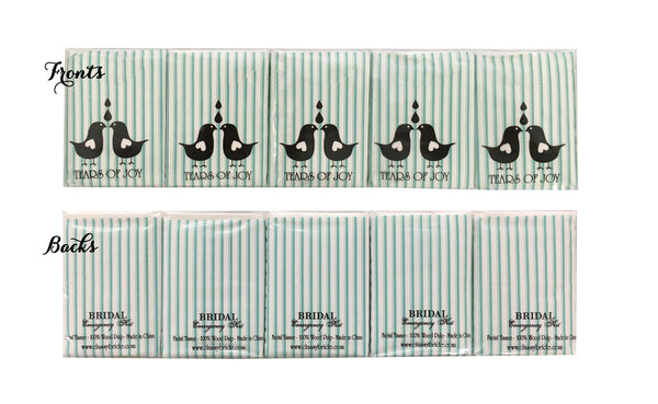 Tears of Joy Tissue Packs - Set of 10 Packs – Classy Bride